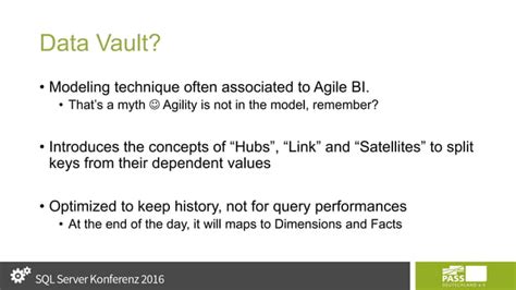 agile data warehousing ppt