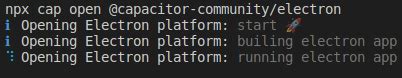 Electron Window Not Opening After Installing Capacitor Community
