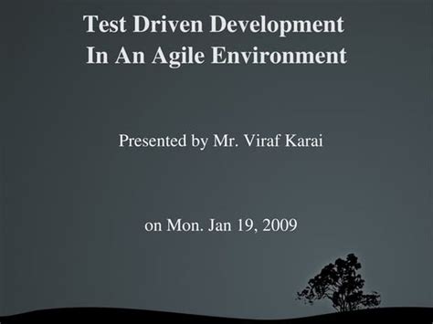why test driven development