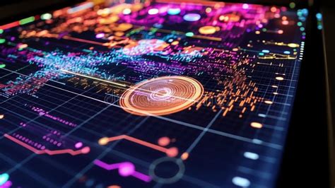 Futuristic World Map Showing Global Connections And Data Analysis Stock Video Video Of