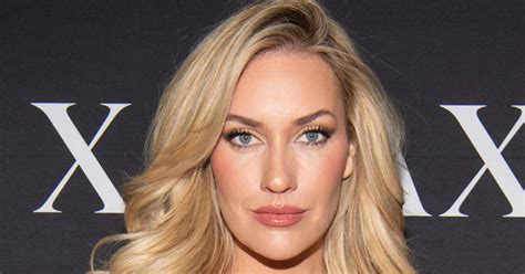 Look Paige Spiranac Celebrates March Madness Courtside In A Bra Top And Micro Shorts Sports