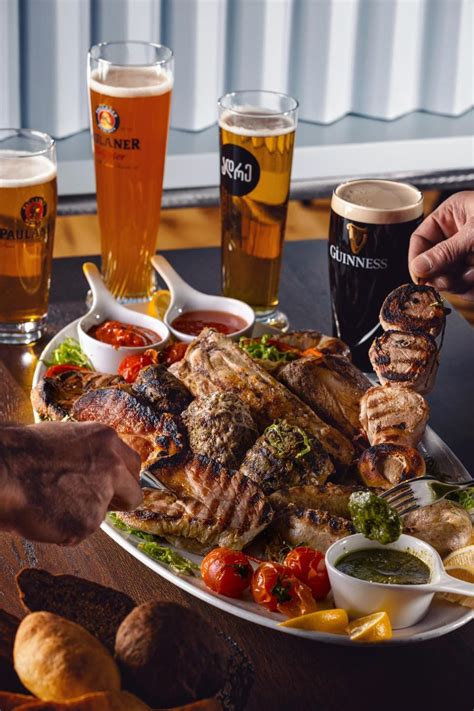 Restaurant დააგემოვნე ხორცის ასორტი ადრე ცივ ლუდთან ერთად ღორის ნეკნები ღორის სუკი