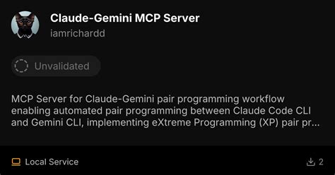 Claude Gemini Mcp Server Mcp Servers · Lobehub