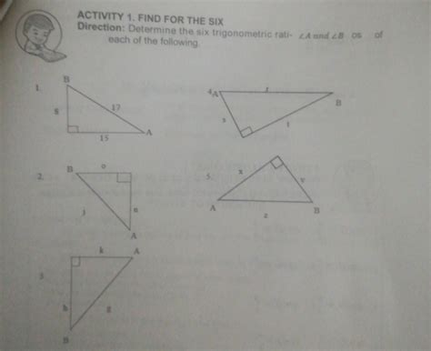 Solved Activity 1 Find For The Six Direction Determine The Six