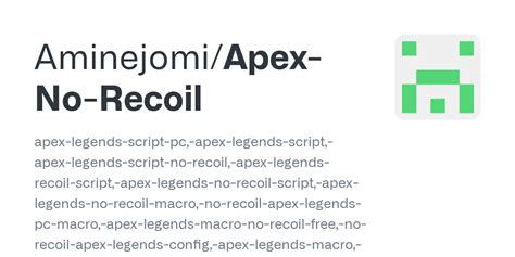 Github Aminejomi Apex No Recoil Apex Legends Script Pc Apex Legends
