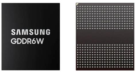 Samsung Gddr6w Moins épaisse Que La Gddr6 Mais Doublement Capable Le Comptoir Du Hardware