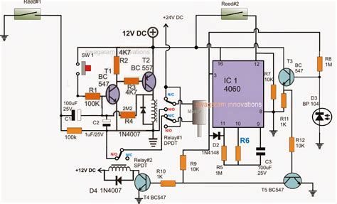 Automatic Sliding Gate Controller Circuit Electronic Circuit Projects