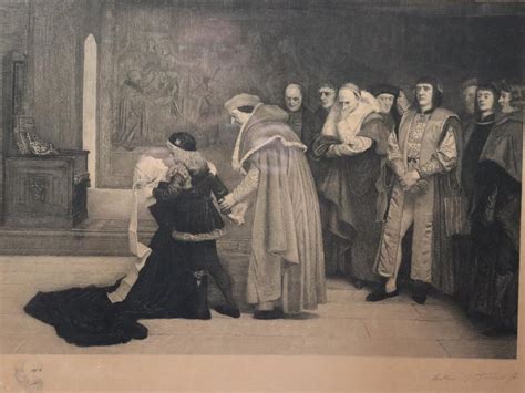 Lot Etching By Arthur J Turrell 1871 1910 Of A Shakespearean Scene