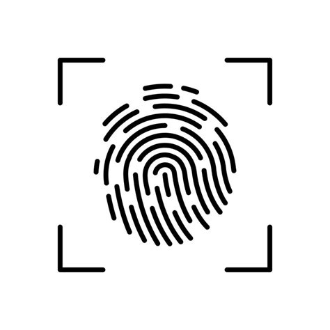 Fingerprint Vector Isolated On White Background 16730193 Vector Art At