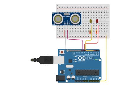 Circuit Design Hc Sr04 Tinkercad
