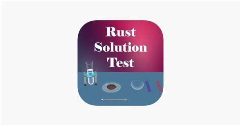 ‎rust Solution Test On The App Store
