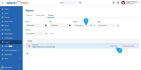 How To Restore Deleted Users And Courses In Talentlms Talentlms