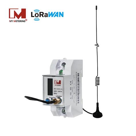 Medidor De Energ A Inteligente Modbus Lora Lorawan De Fase Prepago