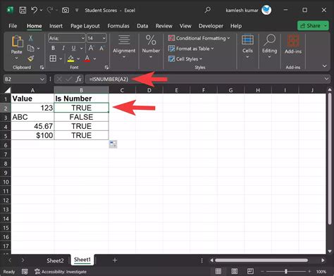 how to use the excel isnumber function gear up windows