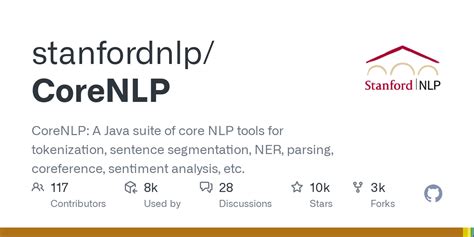 Github Stanfordnlpcorenlp Corenlp A Java Suite Of Core Nlp Tools