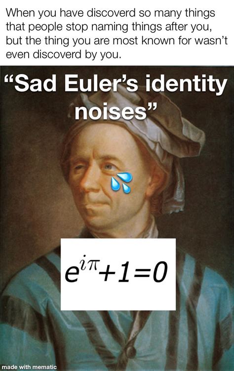 Euler Brick Could Have Been Eulers Identity Rmathmemes