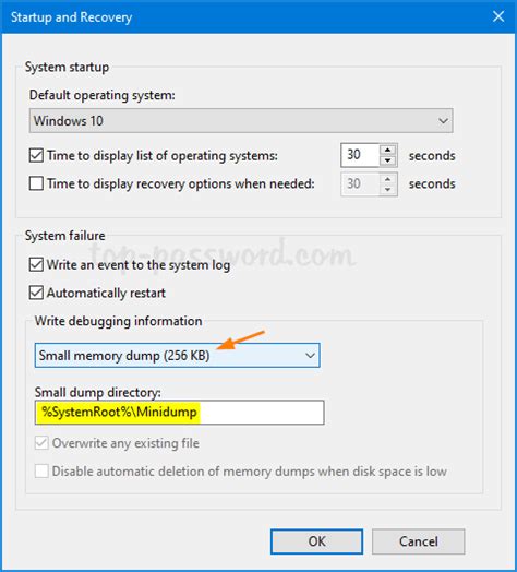 3 ways to configure windows to create crash dumps on bsod password recovery