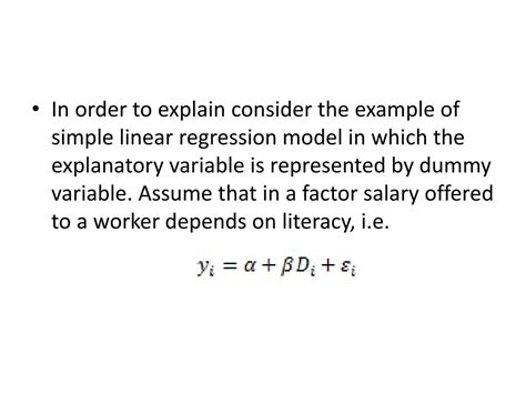 PPT Dummy Variable PowerPoint Presentation Free Download ID 2876955