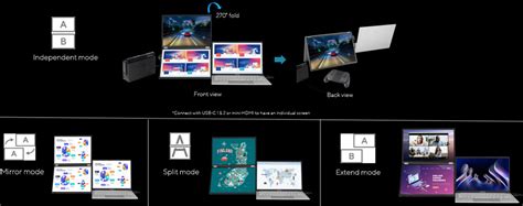 OLED Monitor ZenScreen DUO OLED Multiple Display Settings And Connection Methods Introduction