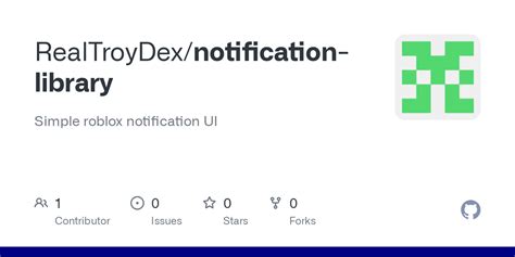Github Realtroydex Notification Library Simple Roblox Notification Ui