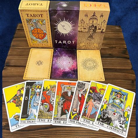 The Classic Tarot Deck 78 Tarot Cards Wheel Of Fortune The Etsy