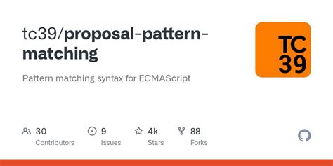 Javascript Pattern Matching Proposal Rprogramming
