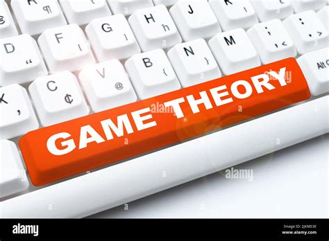 Conceptual Display Game Theory Word Written On Branch Of Mathematics