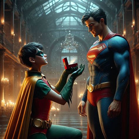 Robin Proposes To Superboy 2 By Qwertyrdw On Deviantart