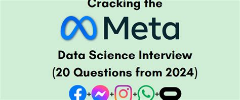 Cracking The Meta Data Science Interview 20 Questions From 2024 Dev Community