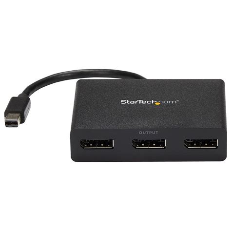 Startech Mini DisplayPort 3 Port Black Techinn
