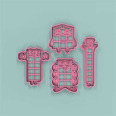 Set Number Blocks 7 A 10 Kuki3d