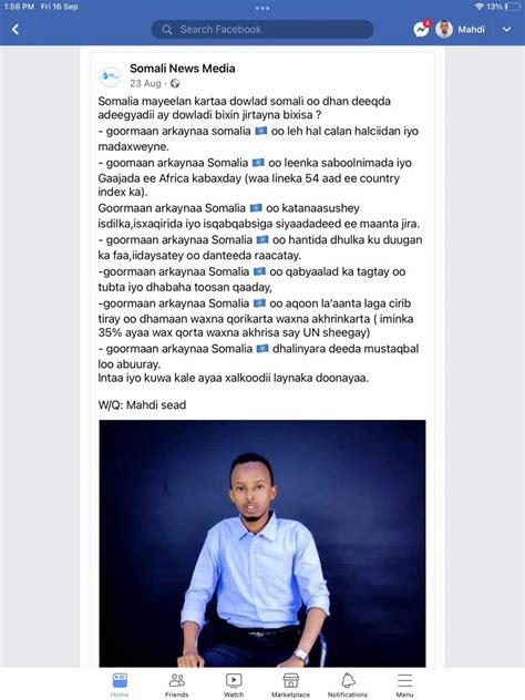 Mahdi S Ahmed On Linkedin This Previous Post I Was Asked Some Questions The Somali Elites But