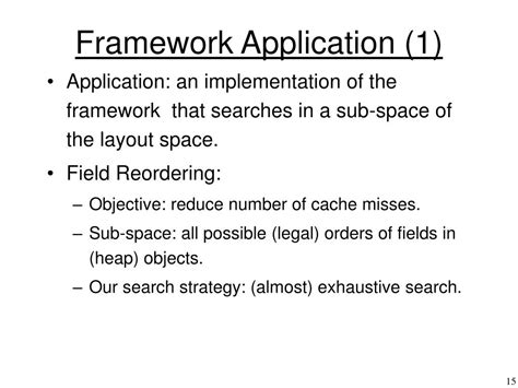 Ppt Framework For Profile Analysis Data Layout Optimizations