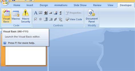 Pengertian Vba Visual Basic For Applications Pada Powerpoint Supervba