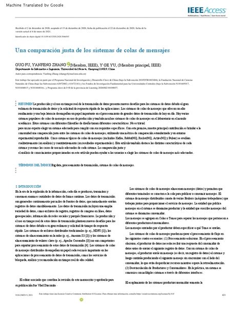 A Fair Comparison Of Message Queuing Systems Traducvido Pdf