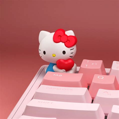 Cute Hello Kitty 2 0 Keycap Ideal For Fans Kawaiikeycaps