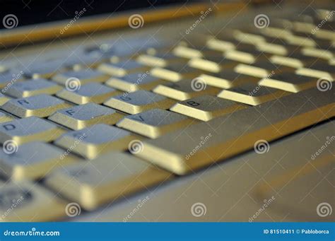 Grey Computer Keyboard Stock Image Image Of Mail Hardware 81510411