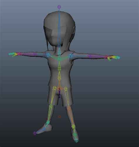 Maya Rigging Character With Separate Body Parts Polycount