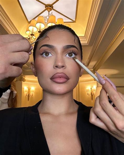 Kylie Jenner Shows Off Her Butt In Custom Sheer Lace Jumpsuit After