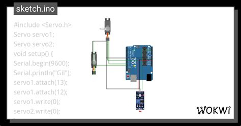 Ldr And Servo Wokwi Esp32 Stm32 Arduino Simulator