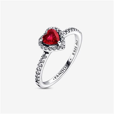 Pandora Elevated Red Heart Ring | Pandora jewelry, Pandora heart, Heart ...