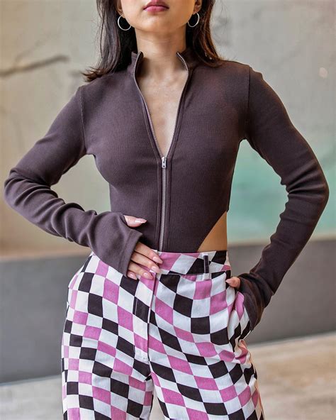 The Drop Java Bodysuit With High Cut Leg By Vivacious Honey In Purple Lyst