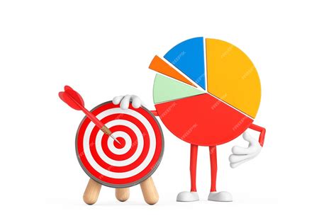 Premium Photo Info Graphics Business Pie Chart Character Person With