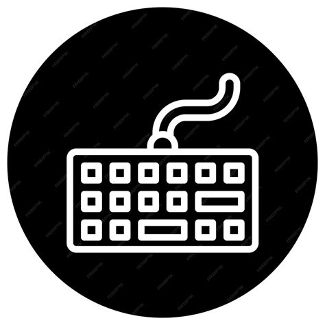 Premium Vector Keyboard Vector Icon Design Illustration