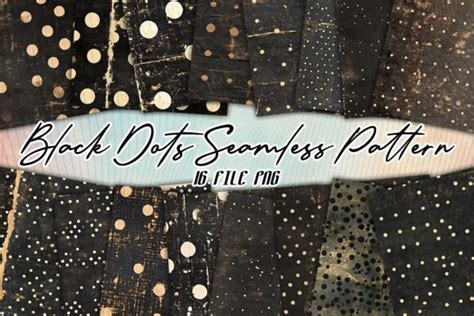Black Dots Seamless Pattern Background Graphic By Octoberstore · Creative Fabrica