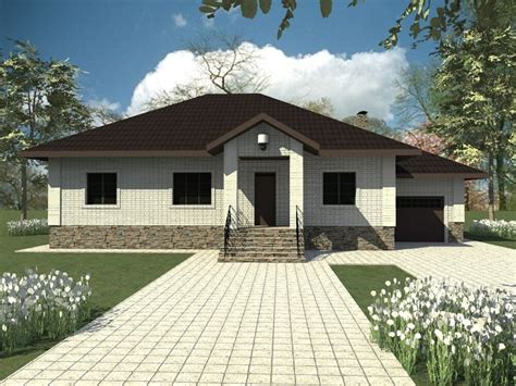 Лучшие Проекты Одноэтажных Домов 100 120 Коттеджей Планировки Фото Цены 2024