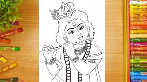Easy Krishna Drawing Tips CareerGuide