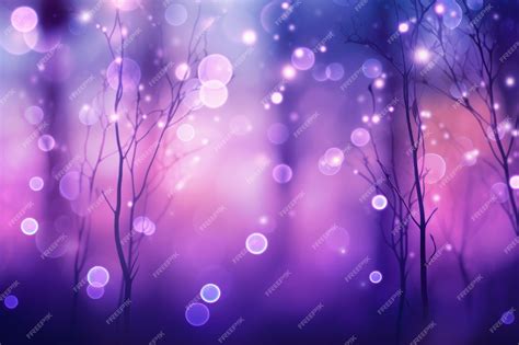 Premium Photo Purple Bokeh Emanates A Stunning Color Palette In 32