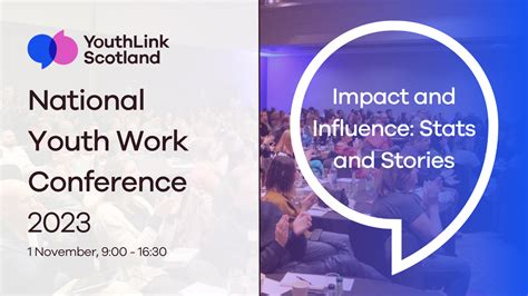 National Youth Work Conference 2023 Youthlink Scotland
