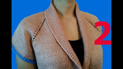 ШАЛЕВЫЙ ВОРОТНИК СПИЦАМИ. РЕГЛАН СВЕРХУ. МК 2-ЧАСТЬ KNITTED SHAWL ...